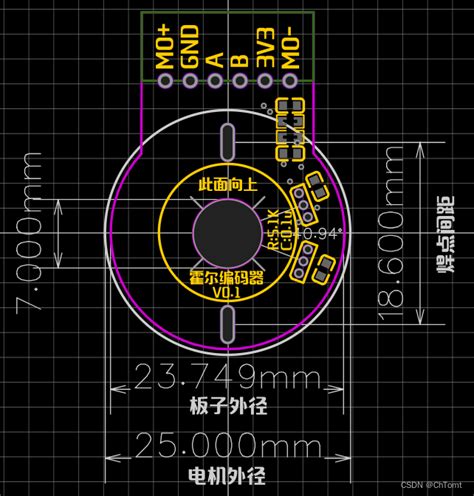 记录智能车自制霍尔编码器pcb篇diy直流电机编码器 Csdn博客