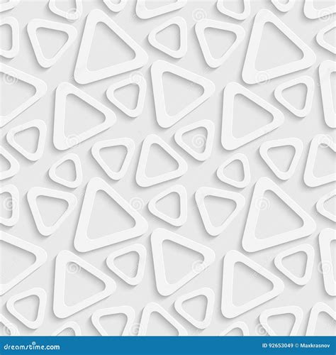 Seamless Triangle Pattern Stock Vector Illustration Of Fashion 92653049