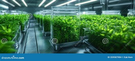 Algae Based Bio Hydrogen Production Facility Royalty Free Stock