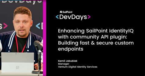 Enhancing Sailpoint Identityiq With Community Api Plugin Video