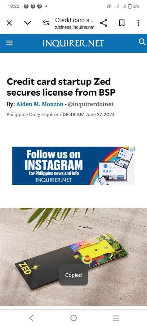 Zed Philippines Secures License From Bsp Rphcreditcards
