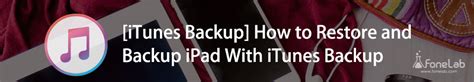 [itunes Backup] How To Restore And Backup Ipad With Itunes