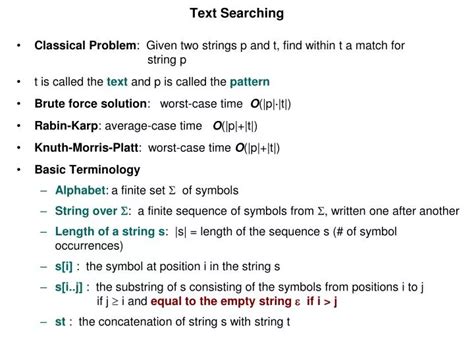 Ppt Text Searching Powerpoint Presentation Free Download Id4562086