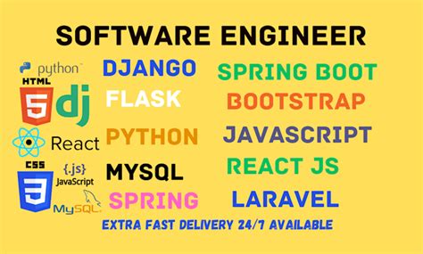 Do Django Flask React Spring Boot Laravel And Sql Projects By Pro Maryanne Fiverr