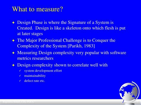 Ppt Using Object Oriented Design Complexity Metrics To Predict Maintenance Performance