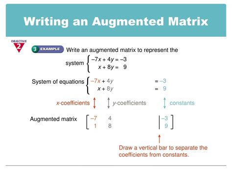 Ppt 4 8 Augmented Matrices And Systems Powerpoint Presentation Id2850322