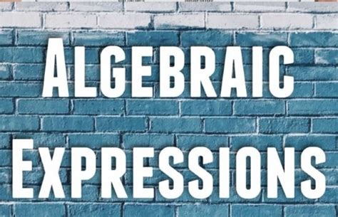 Chapter 12 Algebraic Expressions Welcome To Estudyzone