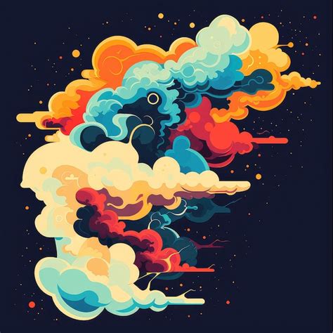 Premium Photo Abstract Vector Illustration Generative Ai