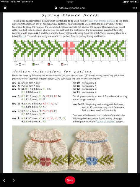 Knitting Pattern For Cute Mittens