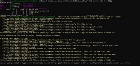 Getting This Error Trying To Run 4bit 13b Nerybus Model With Occam Fork
