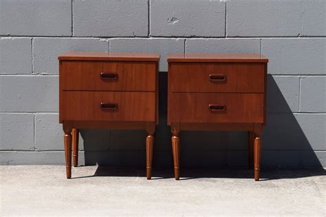 Mid Century Bedside Tables Circa 1960s Structured Rebellion