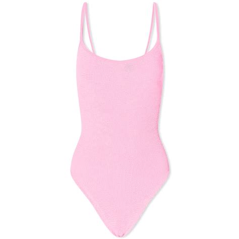 Hunza G Pamela Swimsuit Bubblegum END US