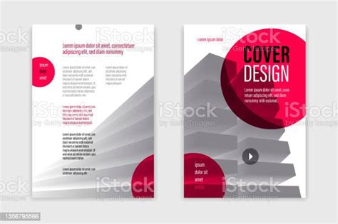 전면 및 후면 호출기 A4 형식 현대 전단지 커버 또는 프리젠 테이션 템플릿 큰 사무실 건물추상적 인 배경과 전단지 비즈니스 트렌디 한 기업 스타일의 벡터 디자인 3차원