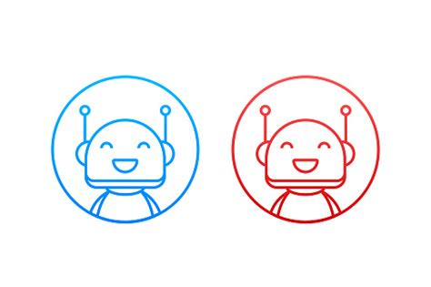 랩톱 컴퓨터를 사용하여 채팅 봇 웹 사이트 또는 모바일 응용 프로그램의 로봇 가상 지원 음성 지원 서비스 봇 온라인 지원 봇 벡터 일러스트레이션 Brand Name