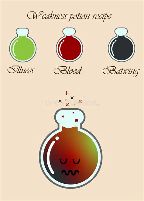 Weakness Potion Stock Illustrations Weakness Potion Stock Illustrations Vectors Clipart