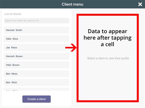 Ios How To Show A View When Tapping On A List Item Stack Overflow