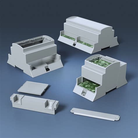 DIN导轨盒 Modulbox XT series Italtronic 模块化 ABS 电子设备