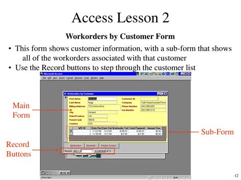 Ppt Microsoft Access Lesson 2 Powerpoint Presentation Free Download