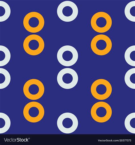 Circular Connection Seamless Pattern Royalty Free Vector