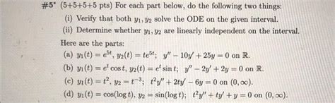 Solved Pts For Each Part Below Do The Chegg Com