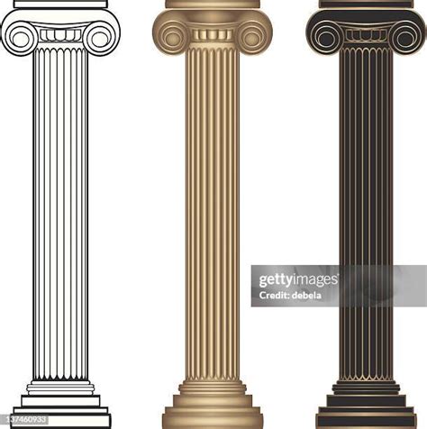 Ionic Columns High Res Vector Graphic Getty Images