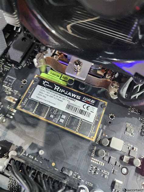 G Skill Demos Camm2 Ddr5 7800 Ripjaws Memory With 48 Gb Capacity And Cl36 Timings