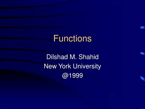 PPT Functions PowerPoint Presentation Free Download ID