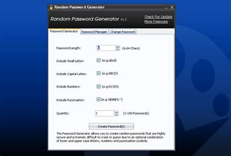 Sordum Random Password Generator Creates Random Passwords