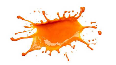 Orange Splatter Pngs For Free Download