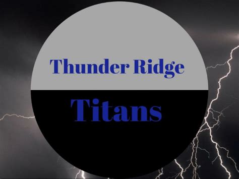 And The Winner Is Thunder Ridge Titans