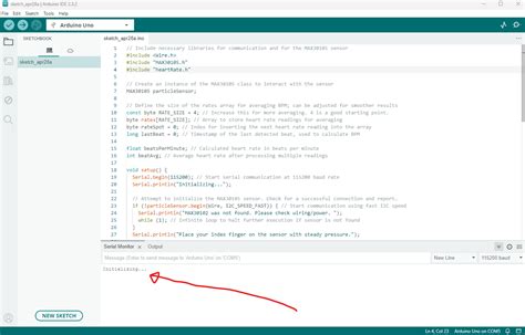 My Arduino Ide 232 Is Stuck On Initializing When Trying To Run