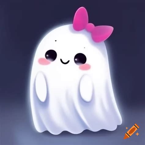Cartoon Ghost Girl Artstation Cute Ghost Girl