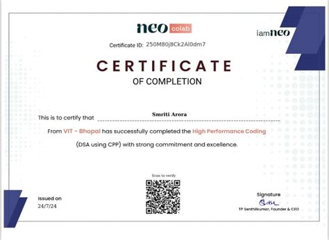 Smriti Arora On Linkedin Cpp Dsa Highperformancecoding Iamneo