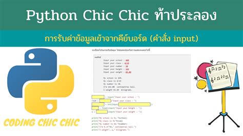 Python วันละข้อ คำสั่งรับค่า Input Nattapons Blog