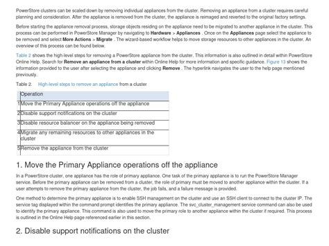 Remove Appliance Dell Powerstore Clustering And High Availability Dell Technologies Info Hub