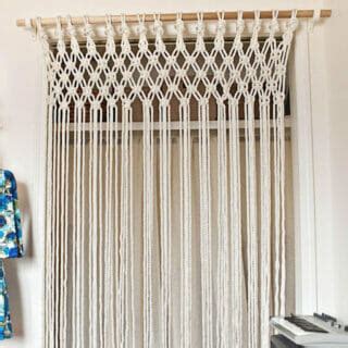 Free Macrame Curtain Patterns Instructions Craftbuds