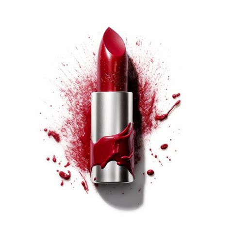 Premium Ai Image Red Cosmetics Lipstick Isolated