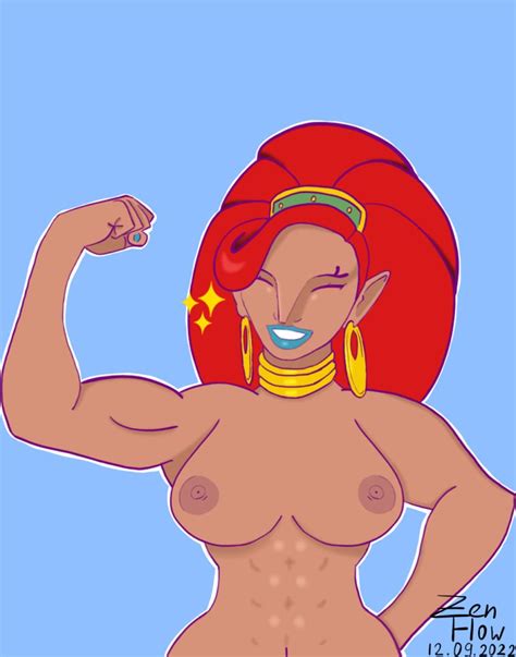 Rule 34 Abs Biceps Breath Of The Wild Closed Eyes Dark Skin Earrings