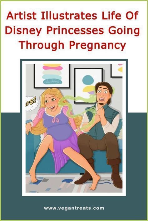 Artist Illustrates Life Of Disney Princesses Going Through Pregnancy Artofit