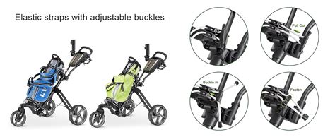 Kvv Mini Pro Deluxe Golf Cart For All Age Groupsgolf Push