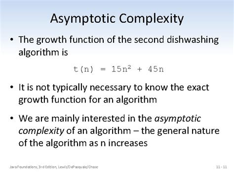 Chapter 11 Analysis Of Algorithms Chapter Scope Efficiency