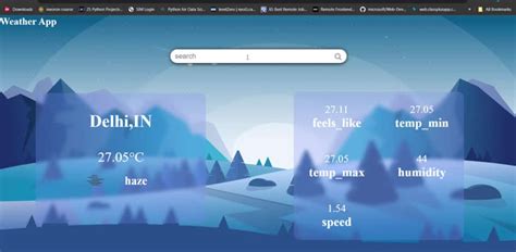 Amish Khan On Linkedin Javascript Weather Project Html Css 100daysofcoding