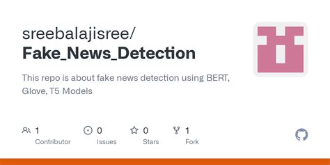 Fake News Detection Fake News Detection Using Lstm Ipynb At Main · Sreebalajisree Fake News