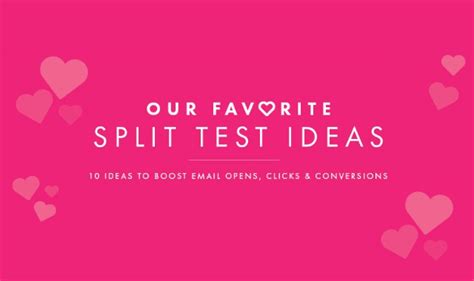 Our Favorite Split Test Ideas Infographic Visualistan