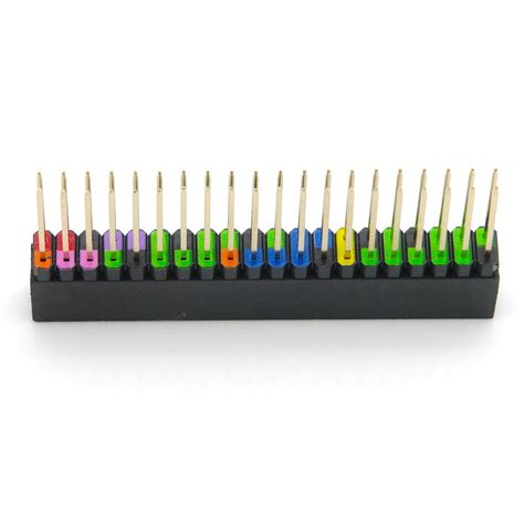 40 Pin Gpio Stacking Header Für Raspberry Pi Farbig Kodiert 133mm