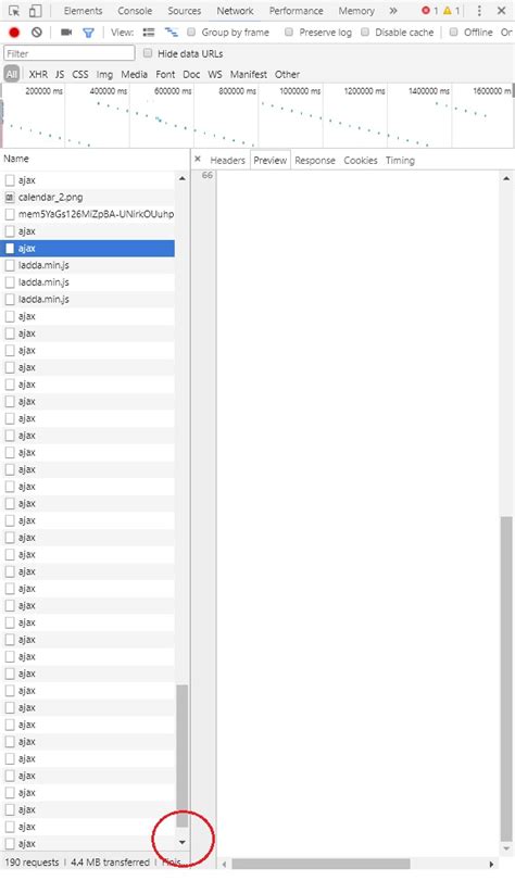 chrome dev tools can t scroll all the way down stack overflow