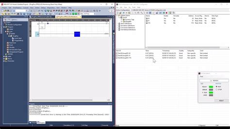 Gx Works3 Linked To Mx Opc Server Using Gx Simulator3 Youtube