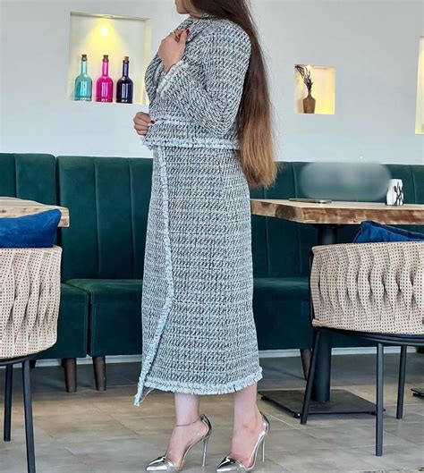 ۱۰ مدل کت و دامن جدید مجلسی کت و دامن بلند ترکیه