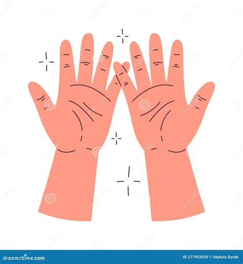 Human Clean Hands Stock Vector Illustration Of Dirty