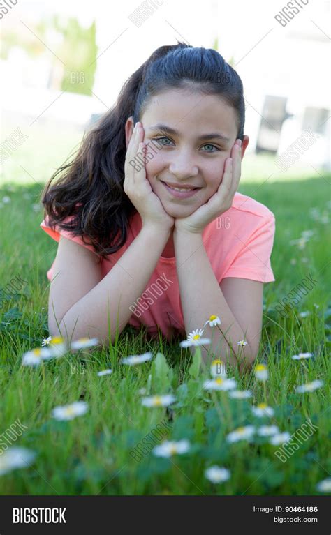 Happy Casual Preteen Image And Photo Free Trial Bigstock